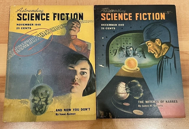 ASTOUNDING SCIENCE FICTION Pulp GULF by Robert A. Heinlein FULL SET Of ...