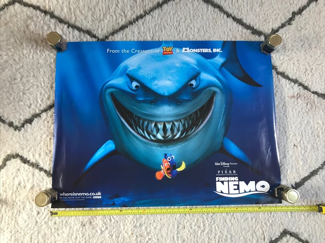 WALT DISNEY FINDING NEMO - ROLLED UK Teaser Cinema Quad Poster Movie ...