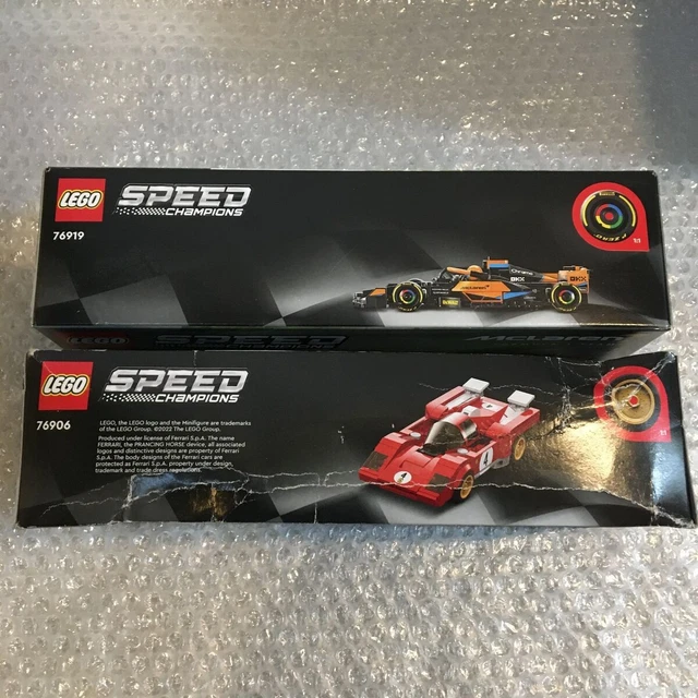 LEGO SPEED CHAMPIONS : McLaren Formula 1 Car 76919 + 1970 Ferrari 512 M ...
