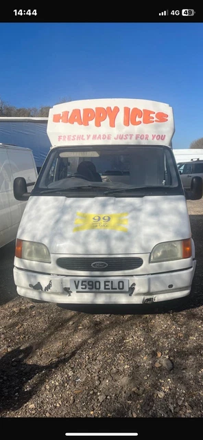 FORD TRANSIT ICE Cream Van £1,000.00 - PicClick UK