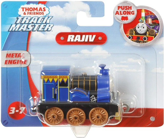 FISHER PRICE THOMAS & Friends TrackMaster Rajiv Metal Engine Push Along ...