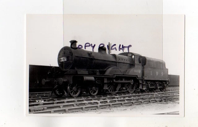 RAIL PHOTO LMS 440 Compound 40936 Crewe North shed Cheshire LNWR £2.69 ...