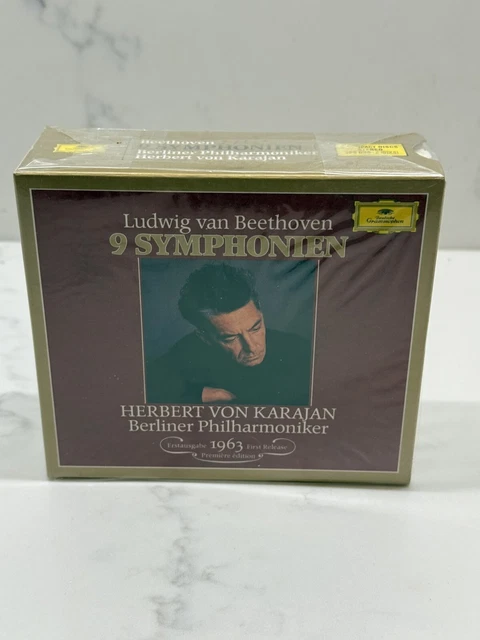 BEETHOVEN: THE NINE Symphonies by Berliner Philharmoniker / Herbert von Karajan £19.99 - PicClick UK