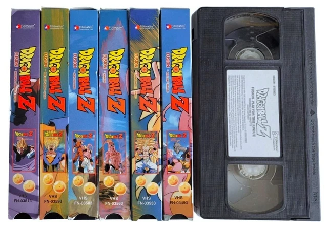 DRAGON BALL Z Fusion Complete Series VHS Set of 7 with 5 Uncut Versions ...