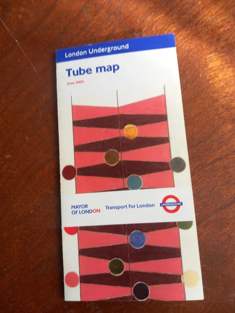 RETRO LONDON TUBE Map Leaflet 2005 £1.20 - PicClick UK