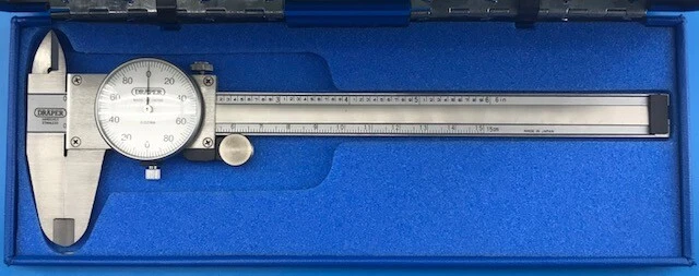 DRAPER 150MM DIAL Caliper Hardened Stainless Made Japan Comparable with ...