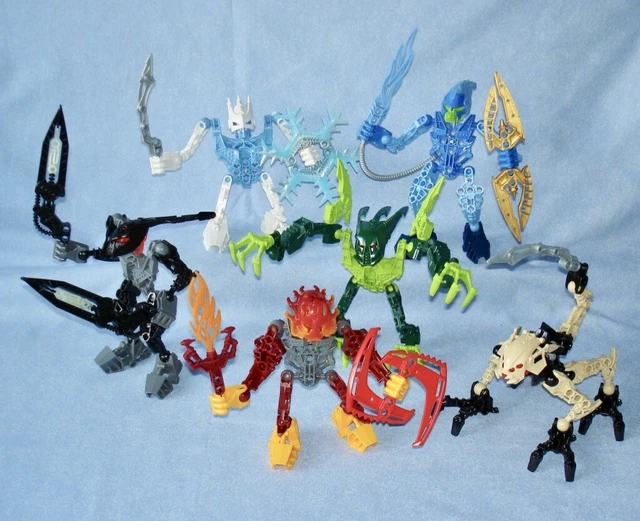 LEGO BIONICLE AGORI (8972-8977) Bara Magna komplett mit allen Waffen ...
