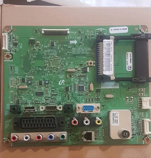 SAMSUNG LCD TV model:LE19C453C4HXXC ASSY PCB MAIN BOARD PART NUMBER ...