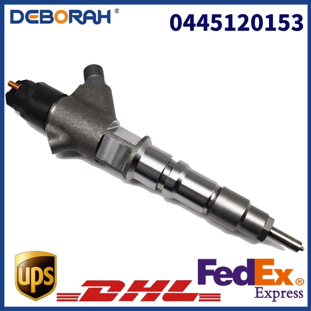 0445120153 COMMON RAIL FUEL INJECTOR For Bosch Kamaz 4510411120349080 ...