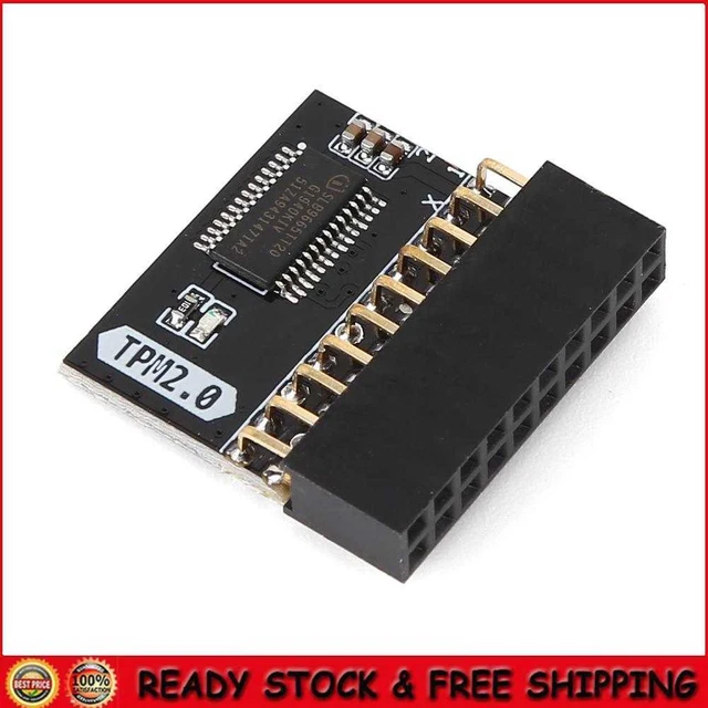 TPM 2.0 ENCRYPTION Security Module 20 Pin Motherboard Card 4 GB for ...