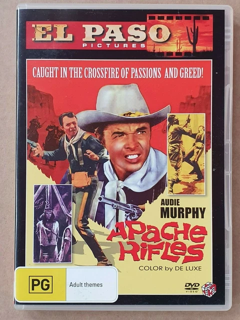 APACHE RIFLES - Audie Murphy Michael Dante - DVD like new $9.99 ...