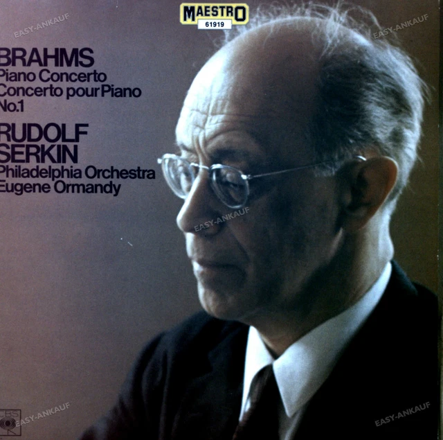 SERKIN / ORMANDY - Brahms - Piano Concerto No. 1 In D Minor LP 1978 ...