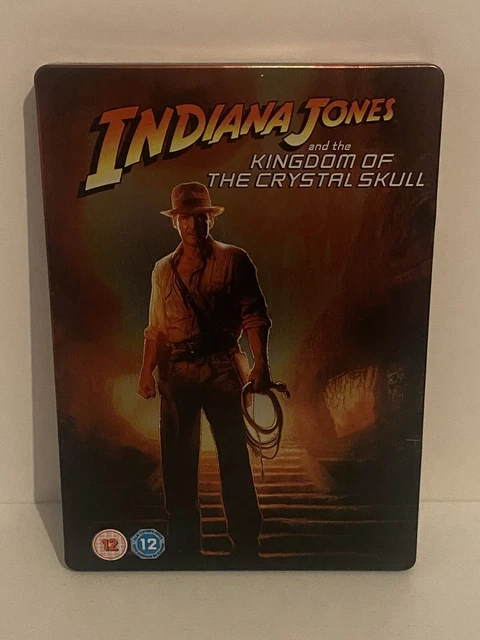 INDIANA JONES AND The Kingdom Of The Crystal Skull Steelbook DVD - 2 ...