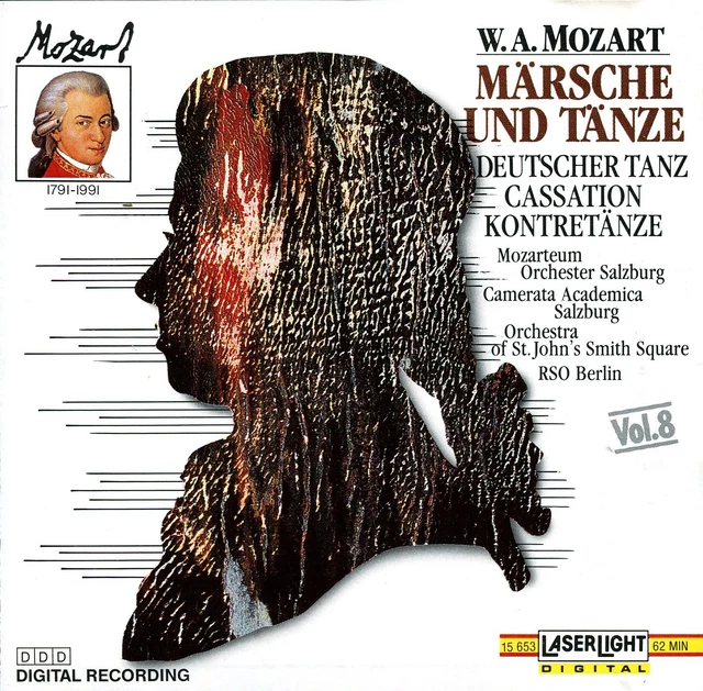 MOZART, MÄRSCHE UND Tänze, Cassation, Kontretänze, Deutscher Tanz, Mozarteum u.a EUR 4,70 ...