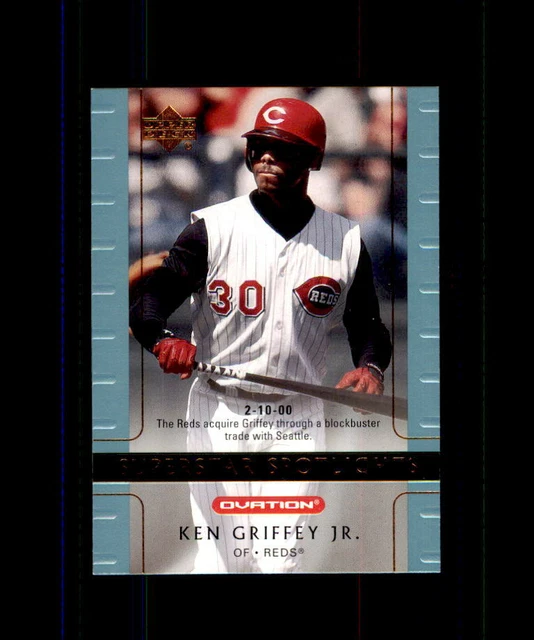 CARTE BASEBALL KEN Griffey Jr. Seattle Mariners 2002 Ovation Deck ...