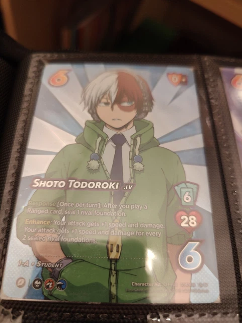 SHOTO TODOROKI IV Character Alt 13/17 My Hero Academia Card Game ...