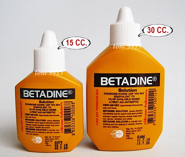 15CC MEILLEURE SOLUTION povidone-iode BETADINE premiers soins qualité plaie antiseptique EUR 10 ...