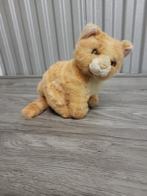 VINTAGE RUSS BERRIE Scatts The Tabby Cat Plush Ginger White Tabby £11. ...