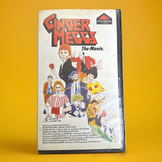 GINGER MEGGS-THE MOVIE VHS 1982 Rare Collectable Vintage UNTESTED $19. ...