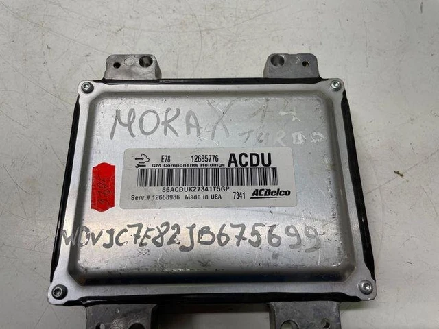 OPEL MOKKA 12685776 Engine control unit ECU 1.40 Petrol 74kw 2018 ...