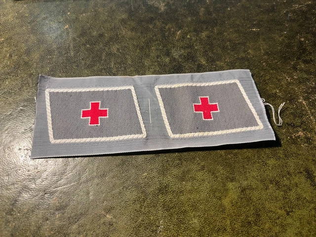 WW2 GERMAN RED Cross collar tabs £1.16 - PicClick UK