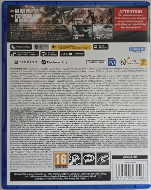 BATTLEFIELD 6 PS5 PlayStation 5 - NEW Pristine Disc - Free Fast ...