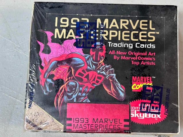 SKYBOX 1993 MARVEL Masterpieces 36 pack Box (Factory Sealed) £164.12 ...