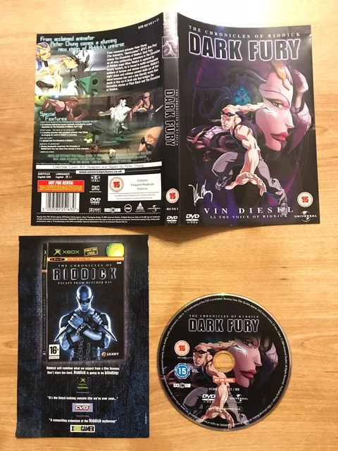 [DISC+COVER ART ONLY] The Chronicles of Riddick: Dark Fury (Region 2 DVD, 2004) £1.89 - PicClick UK