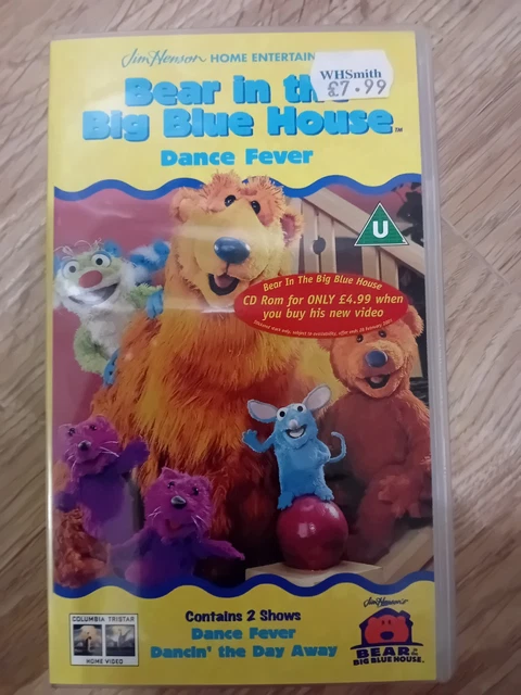BEAR IN THE Big Blue House Dance Fever (VHS, 2003) Jim Henson Playhouse ...