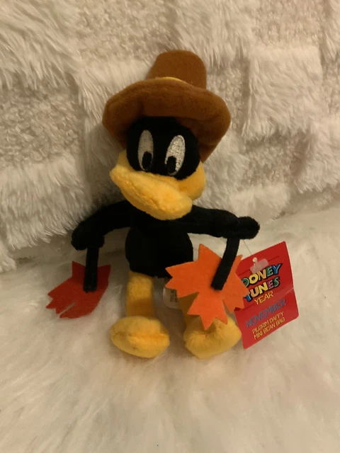 LOONEY TUNES YEAR Pilgrim Daffy Duck Toy Bean Bag Plush November 16cm ...