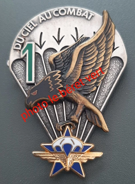 INSIGNE 1° RCP 1° Compagnie Régiment Chasseurs Parachutiste ORIGINAL ...