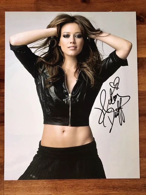 HILARY DUFF GENUINE Signed Photo Original Autographed 8''x 10" Photo ...