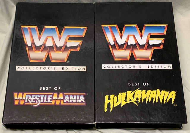1992 WWF COLLECTOR'S Edition Best of Hulkamania & Wrestle Mania VHS ...