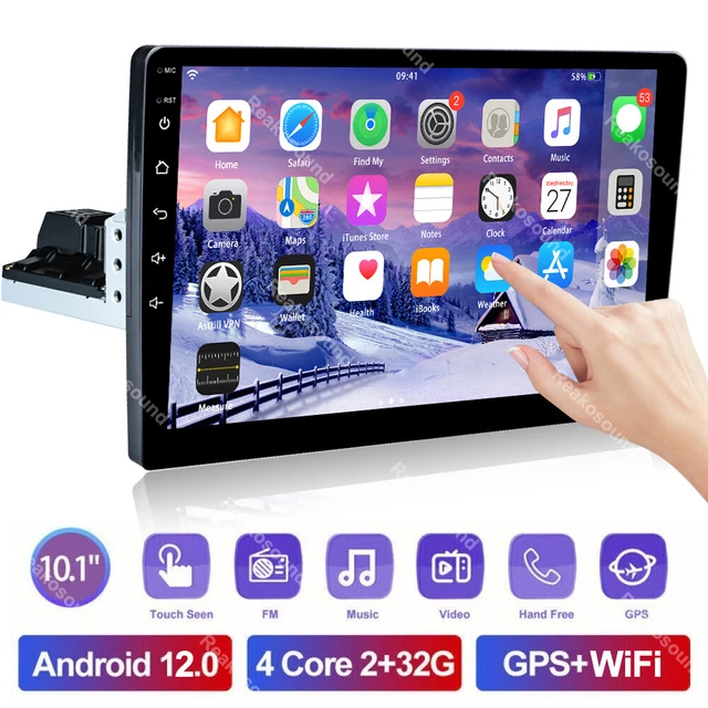 10.1'' SINGLE DIN Android 12 Mirror Link Carplay Car Stereo Radio GPS Wifi 2+32G $169.07 ...