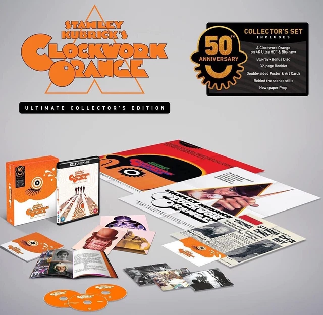 A CLOCKWORK ORANGE - Ultimate Collector's Edition (4K Ultra HD + 2 Disc Blu-ray) £78.72 ...