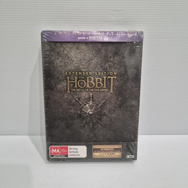 THE HOBBIT, THE Battle of Five Armies Extended Edition DVD Set PAL R4 Brand New £27.31 - PicClick UK