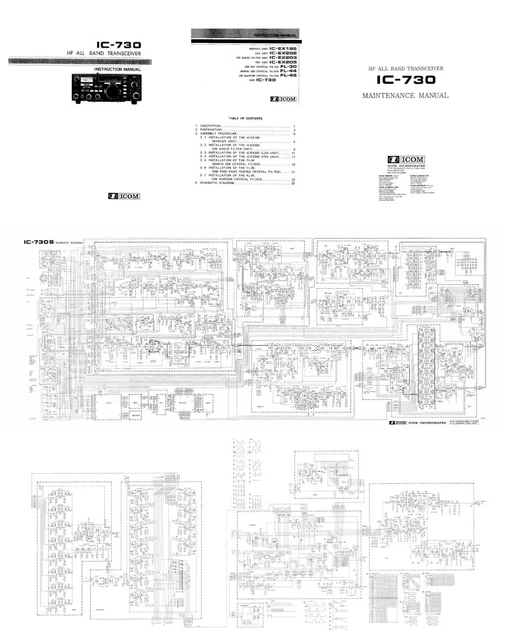 icom-ic-730-manual-for-sale-picclick