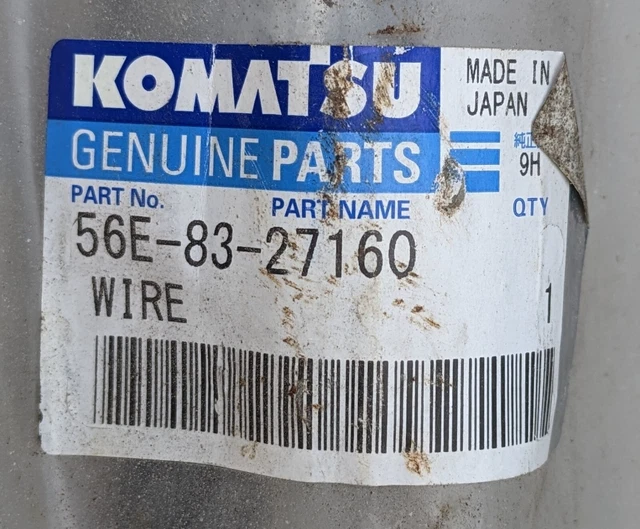 GENUINE KOMATSU 56E-83-27160 56E8327160 Wire Shackle Assembly $268.00 - PicClick AU