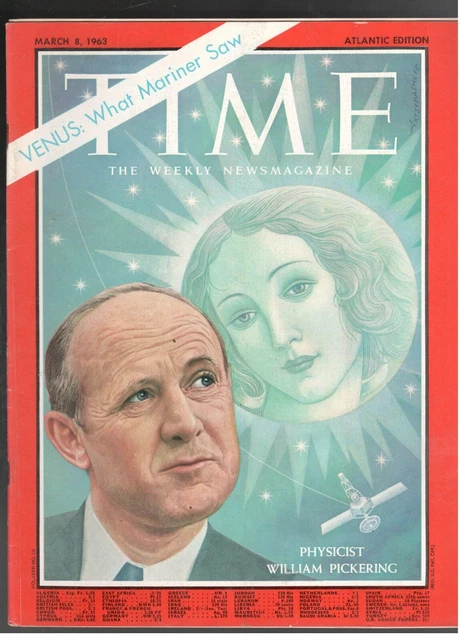WILLIAM HENRY PICKERING Physicist Astronomer Time Magazine 1963 March 8 ...