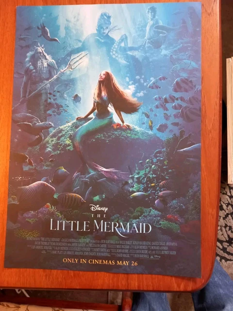 DISNEY ADVERTISING POSTER For The Film The Little Mermaid. EUR 3,55 ...