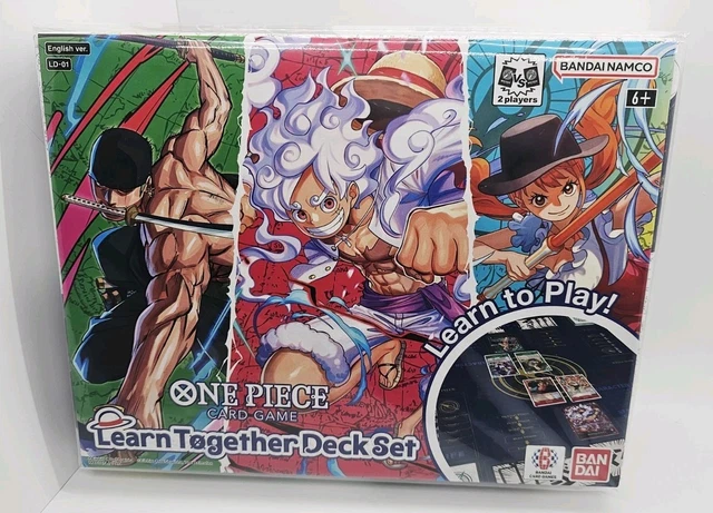ONE PIECE CARD Game Learn Together Deck Set LT-01 English + 3 Promos £ ...
