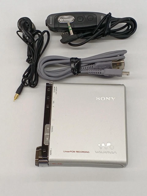 SONY MZ-RH1 HI-MD Walkman Portable MiniDisc Recorder w/ Remote ...
