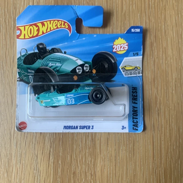 HOT WHEELS MORGAN Super 3 2025 - Factory Fresh (1/5) - New on Card - 15 ...
