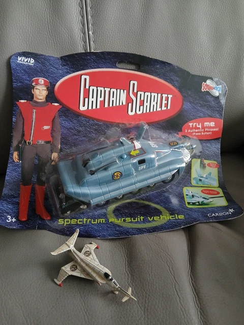 CAPTAIN SCARLET SPECTRUM pursuit vehicle+angel plane.see photos £11.12 ...