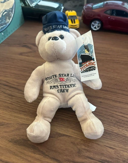 WHITE STAR LINE Rms Titanic Crew Boatswain Bear 9" Authentic Rare Soft ...