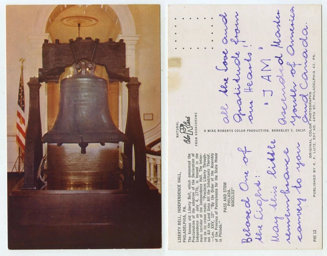 60769 - LIBERTY Bell, Independence Hall, Philadelphia - alte ...