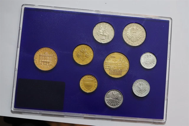 🧭 🇦🇹 AUSTRIA 1984 Proof Coin Set B62 #327 EUR 25,25 - PicClick IT