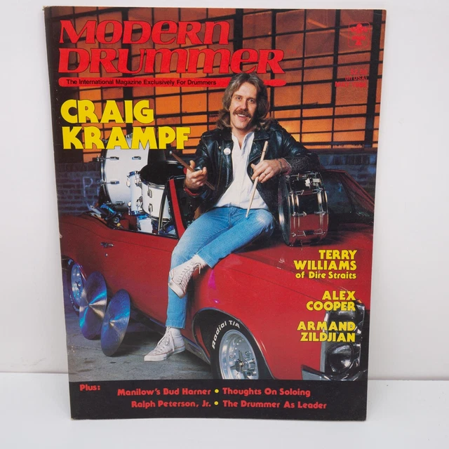 MODERN DRUMMER MAGAZINE May 1986 Craig Krampf Terry Williams Alex ...