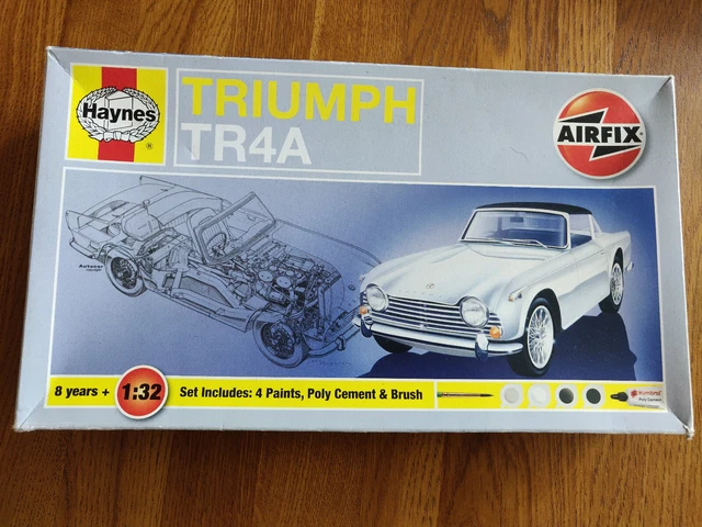 HAYNES - AIRFIX Triumph TR4A Model Kit with Glue 1/32 Scale Unused EUR ...