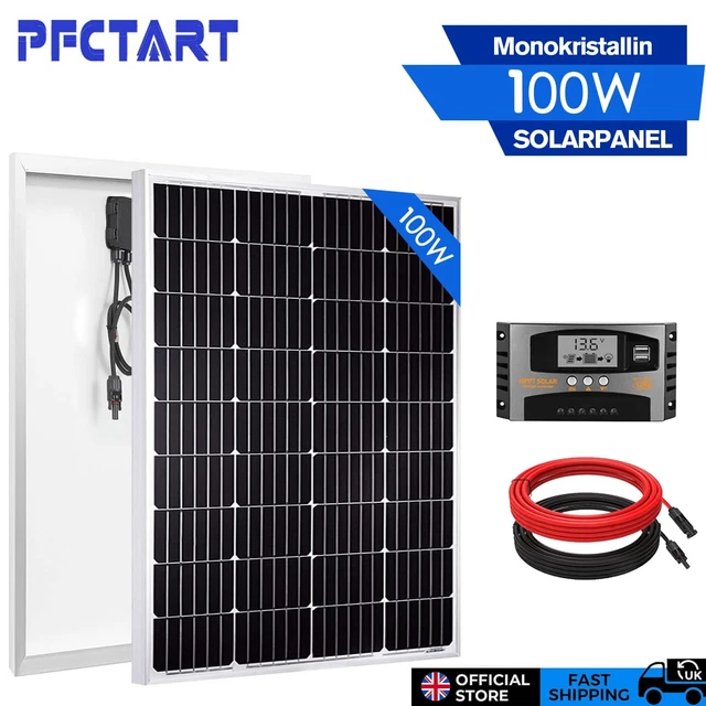 100W 200W 400W 600W 800W Solar Panel Kit 12V Mono Off Grid RV Caravan ...